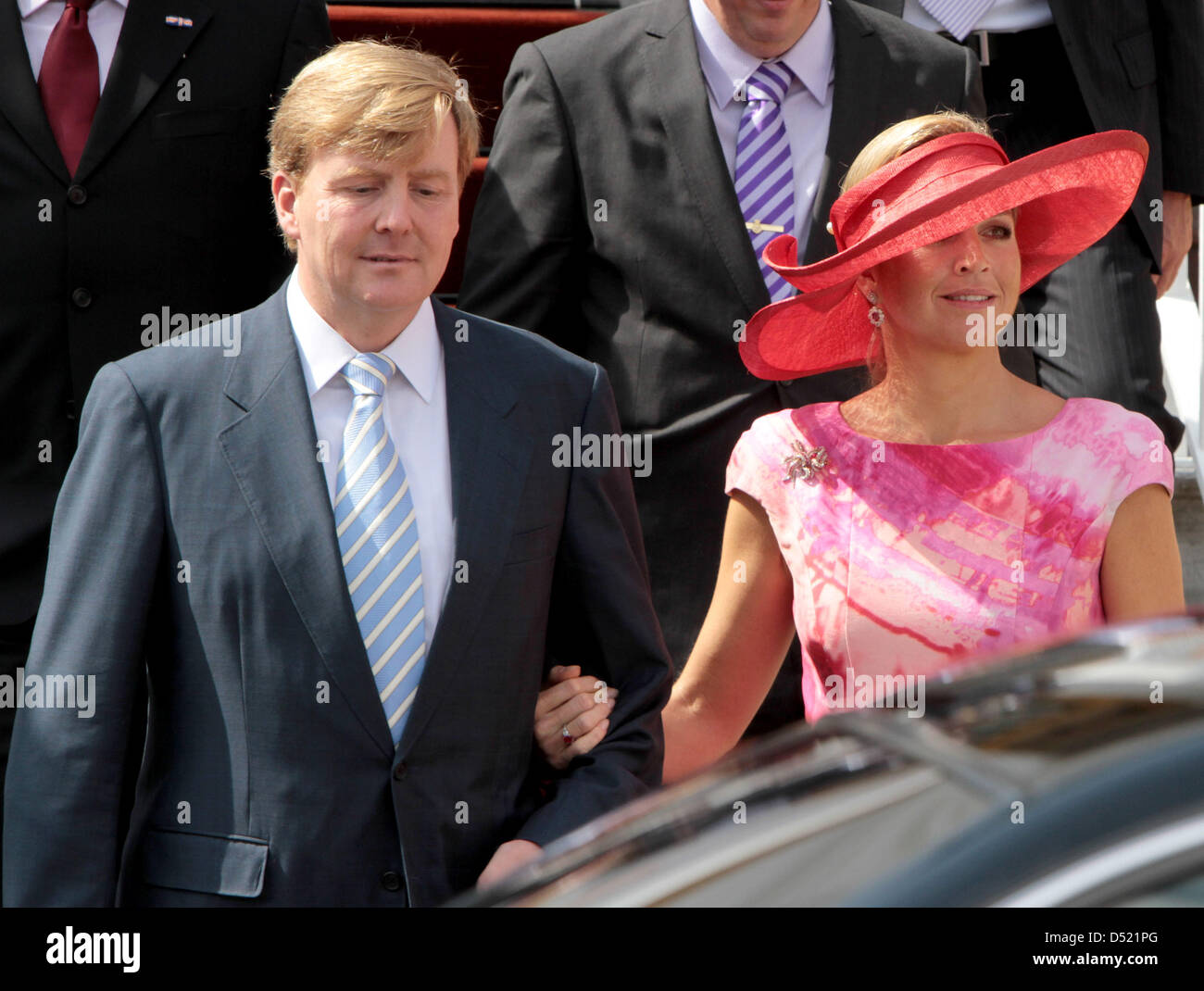 Dutch Prince Willem-Alexander and Princess Maxima arrive at the ...