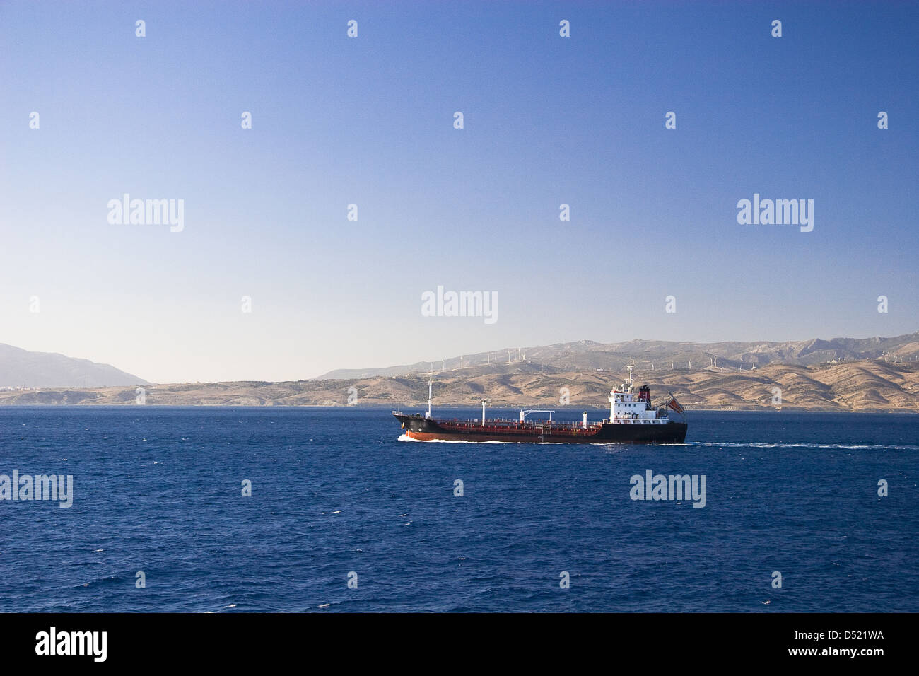 Ship at the sea Stock Photo - Alamy