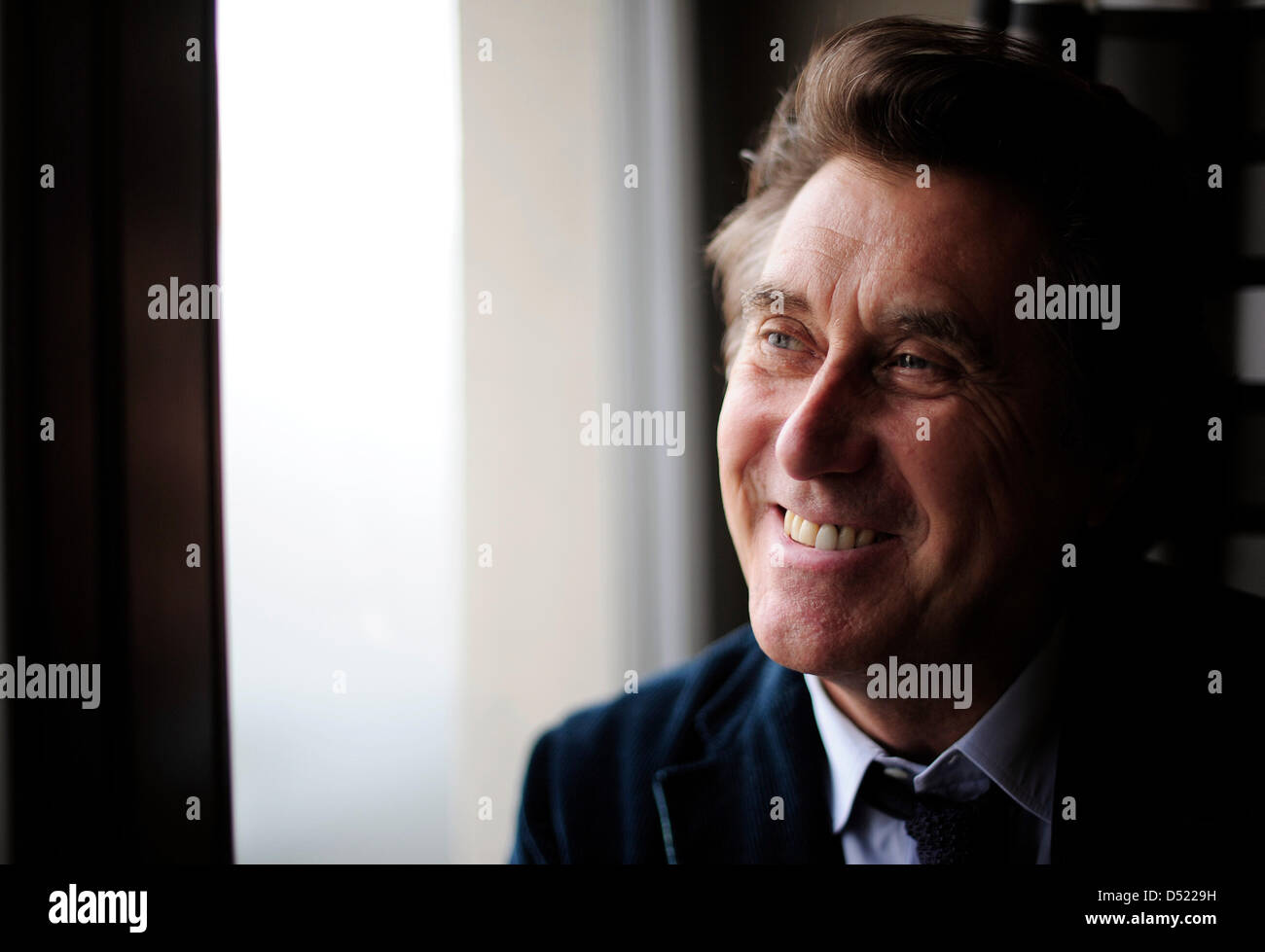 British singer Brian Ferry smiles during an interview in Berlin ...
