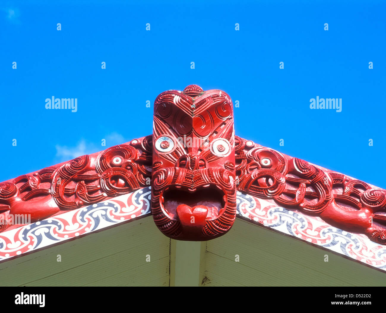 Maori Carving at Whakarewarewa Thermal Village Rotorua North Island New ...