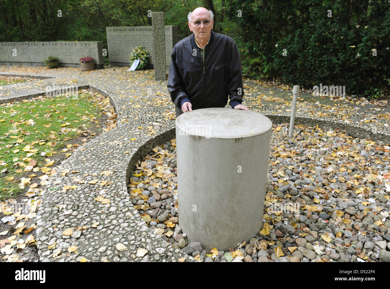 Siegfried Ebeling, a survivor of the mining drama of Lengede, poses ...