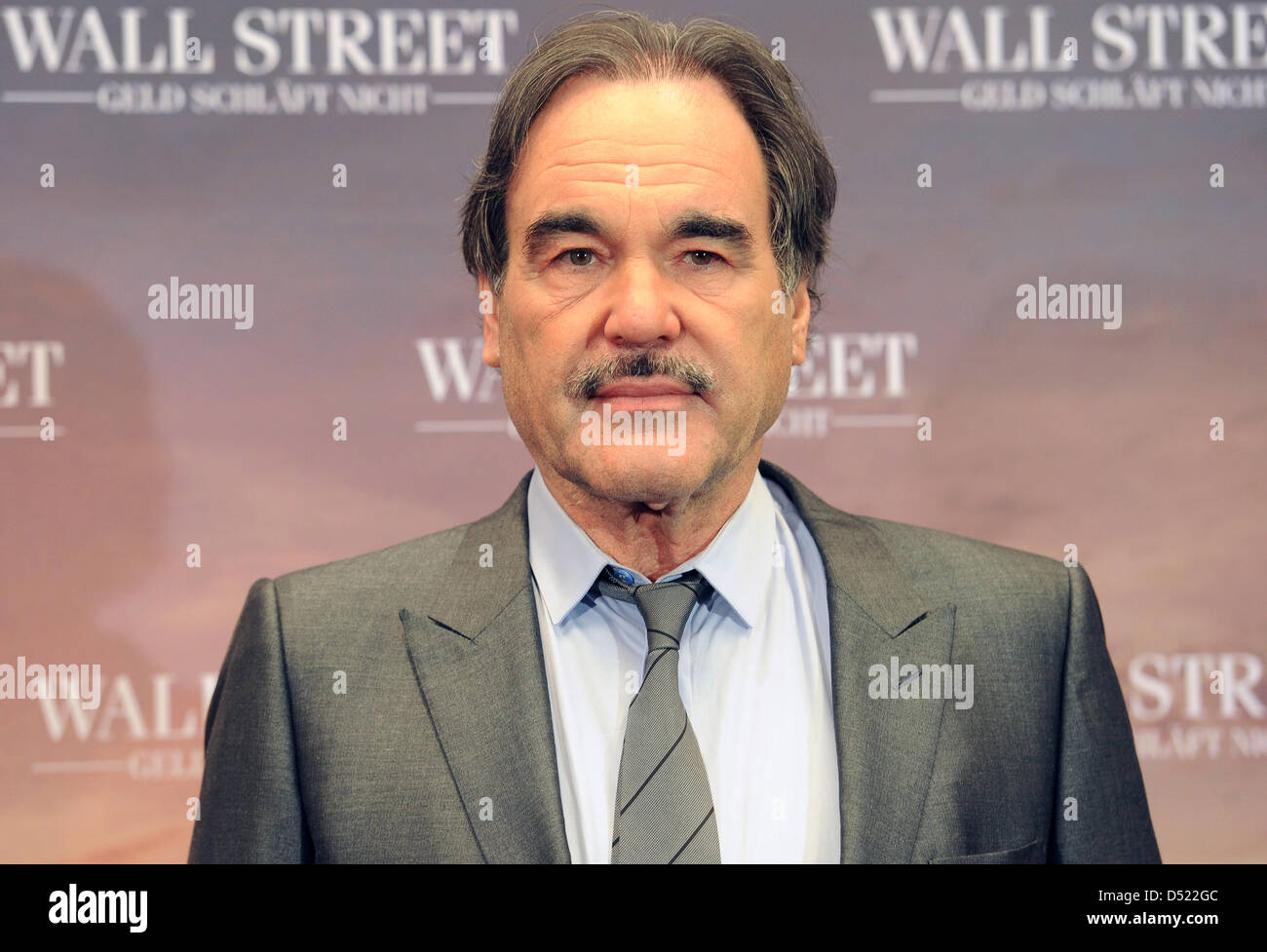 US director Oliver Stone poses for the presentation of his new film ...