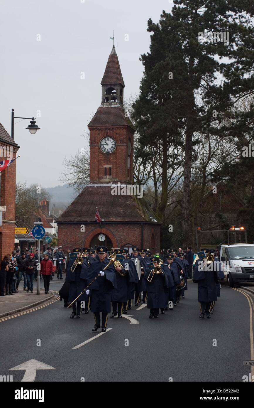 Wendover, UK. 22nd March 2013. RAF Halton Freedom of the Vale Parade ...