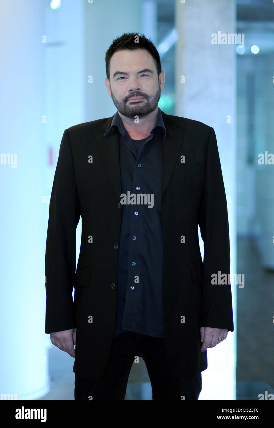 Marian Gold, singer of synthpop group Alphaville, poses in Berlin ...