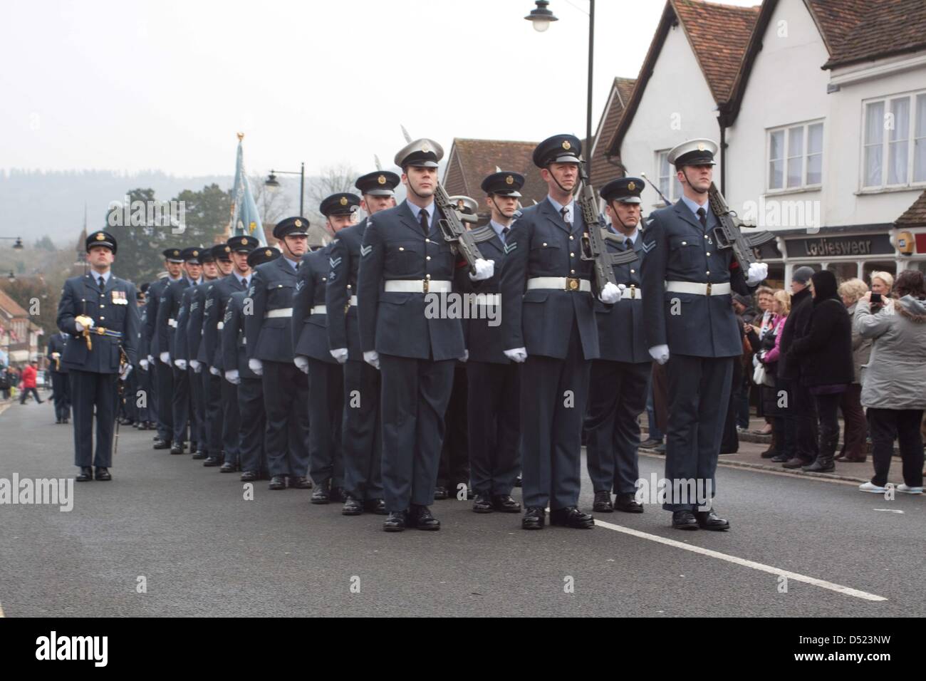 Wendover, UK. 22nd March 2013. RAF Halton Freedom of the Vale Parade ...