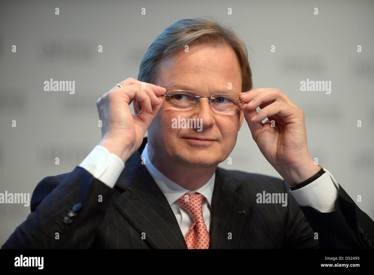 Lanxess CEO Axel C. Heitmann attends the specialty chemicals company's ...