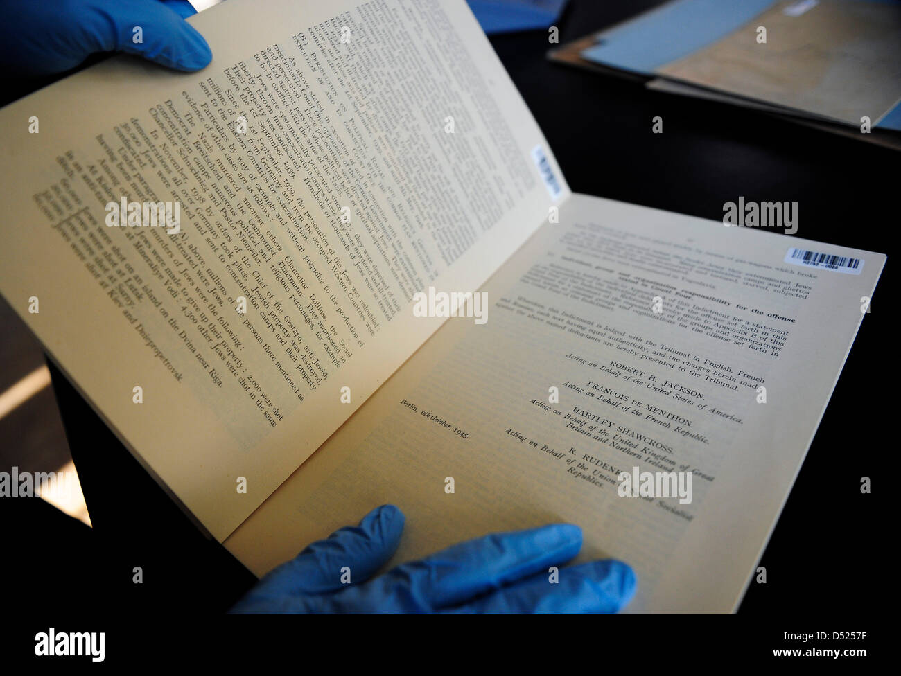 The bill of indictment of the International Military Tribunal is ...