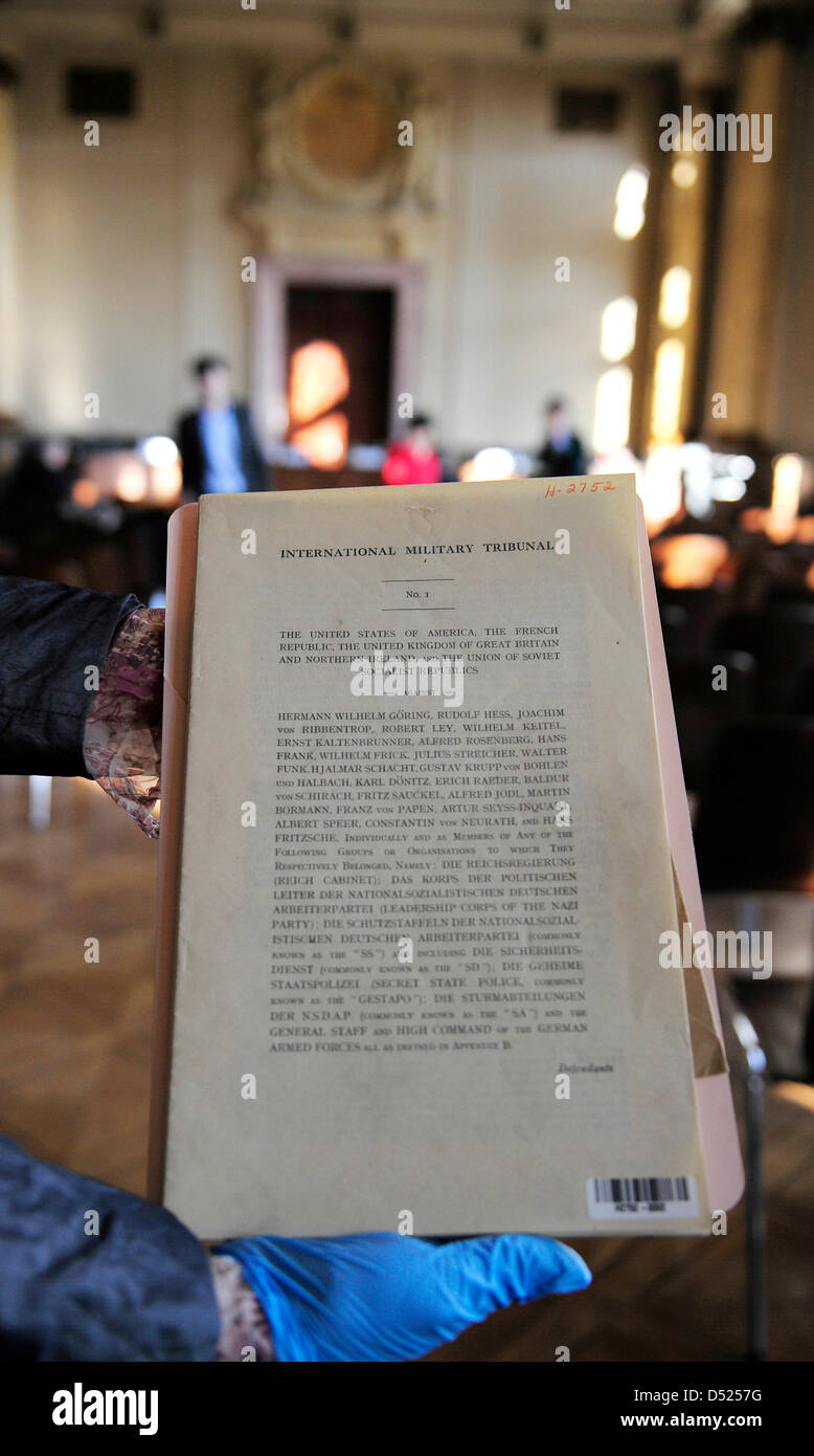 The bill of indictment of the International Military Tribunal is ...