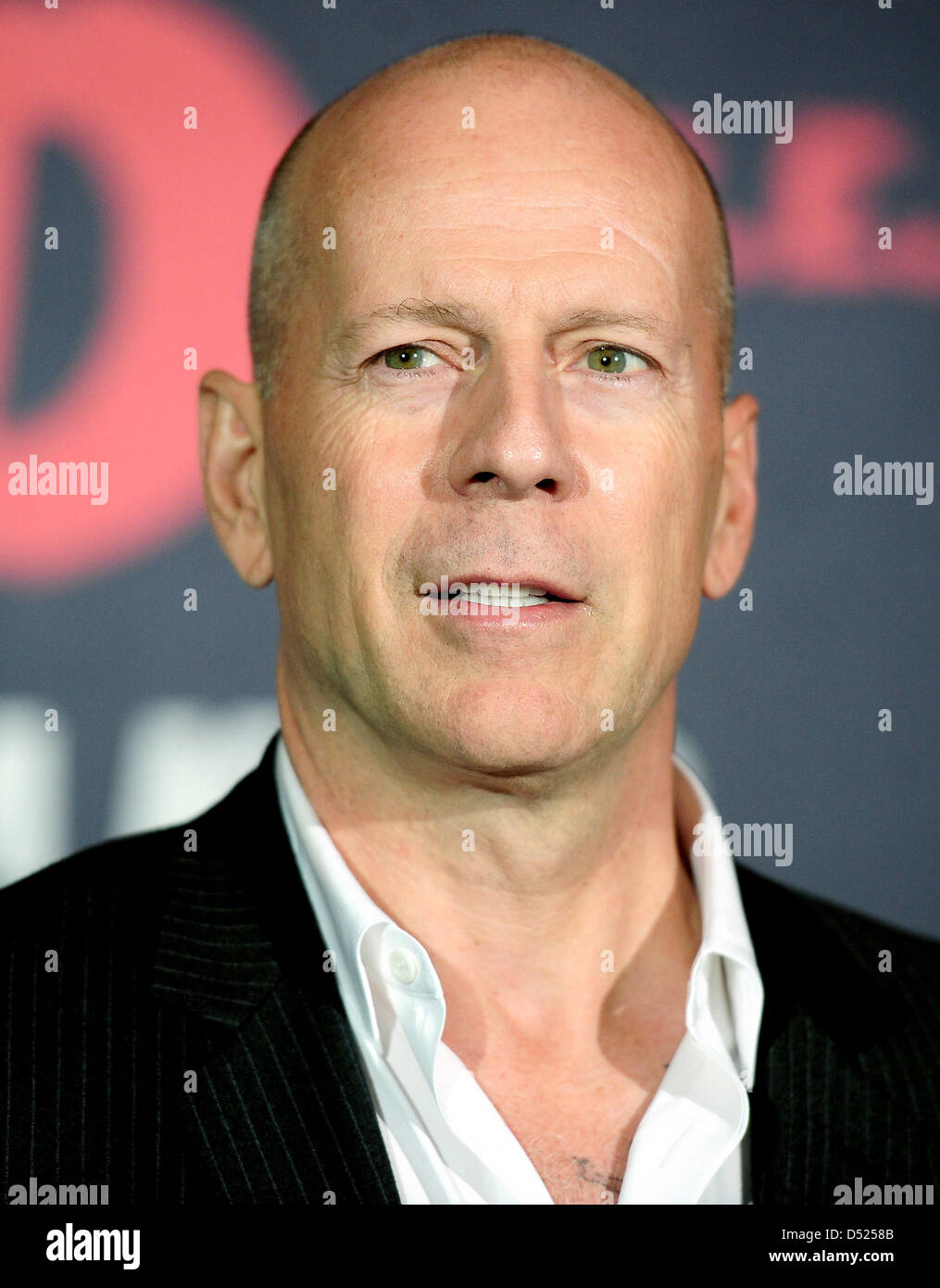 US actor Bruce Willis poses for a picture at a photocall for his new ...
