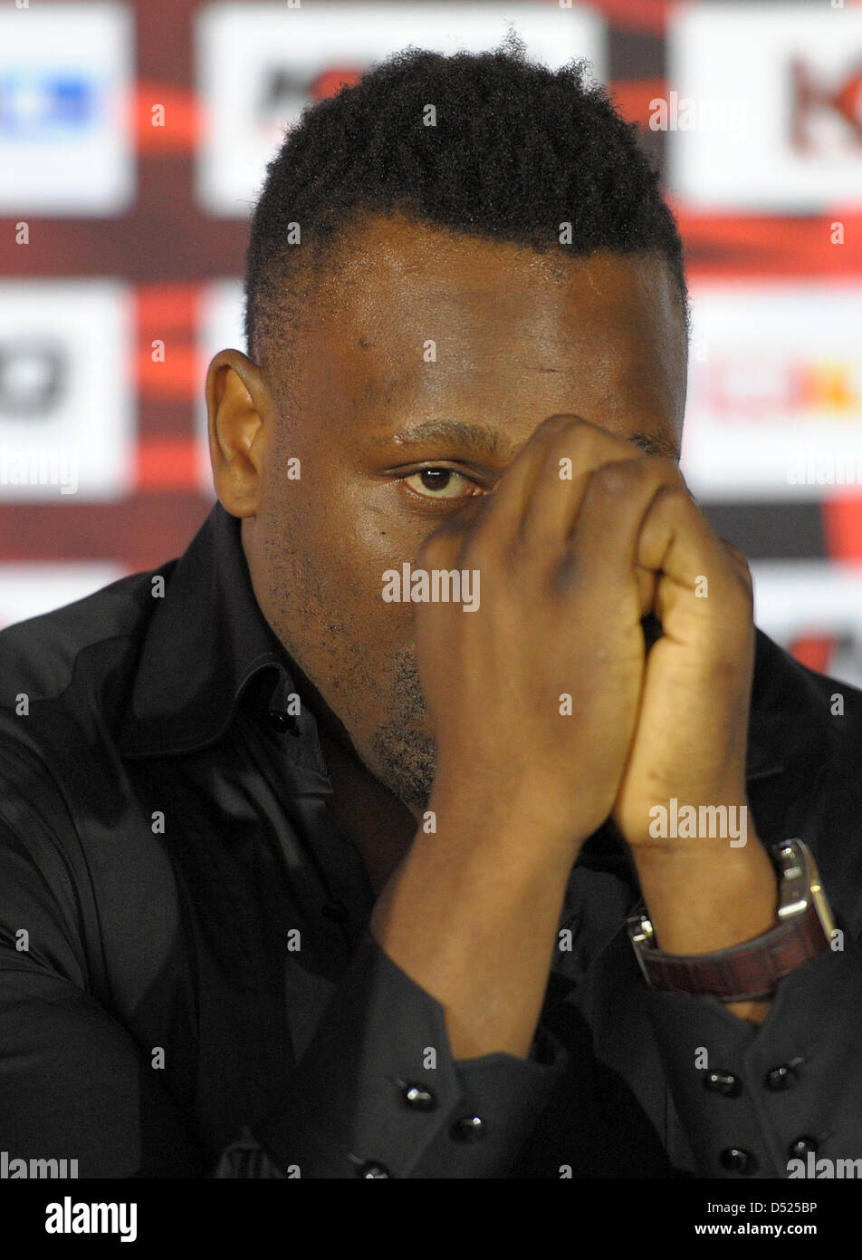 Heavyweight boxer Dereck Chisora from Great Britain poses for a picture ...