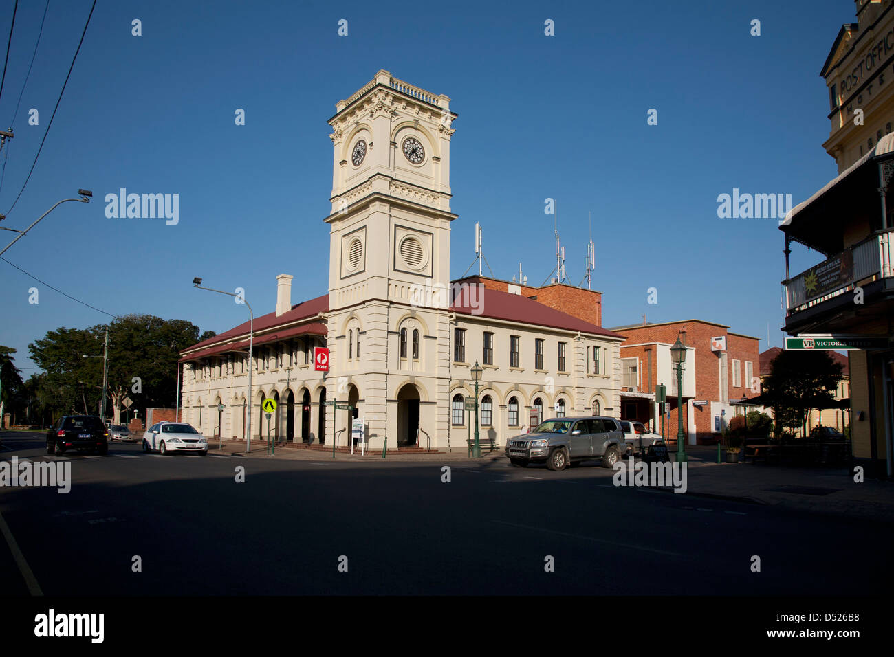Maryborough Post Office Clocktower Maryborough Queensland Australia ...