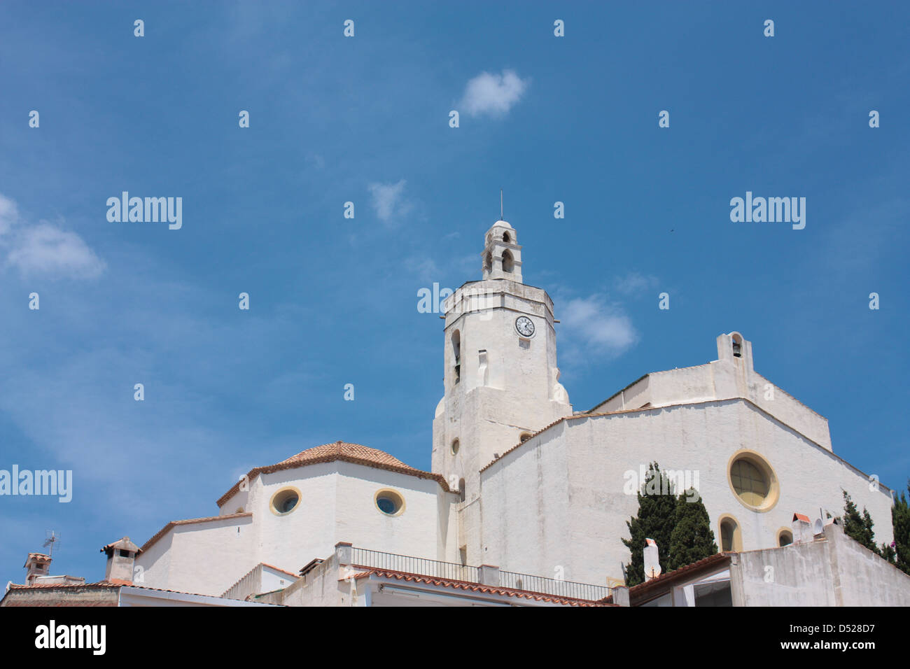 Church of Cadaques. a symbol in the village, is a small coastal town ...