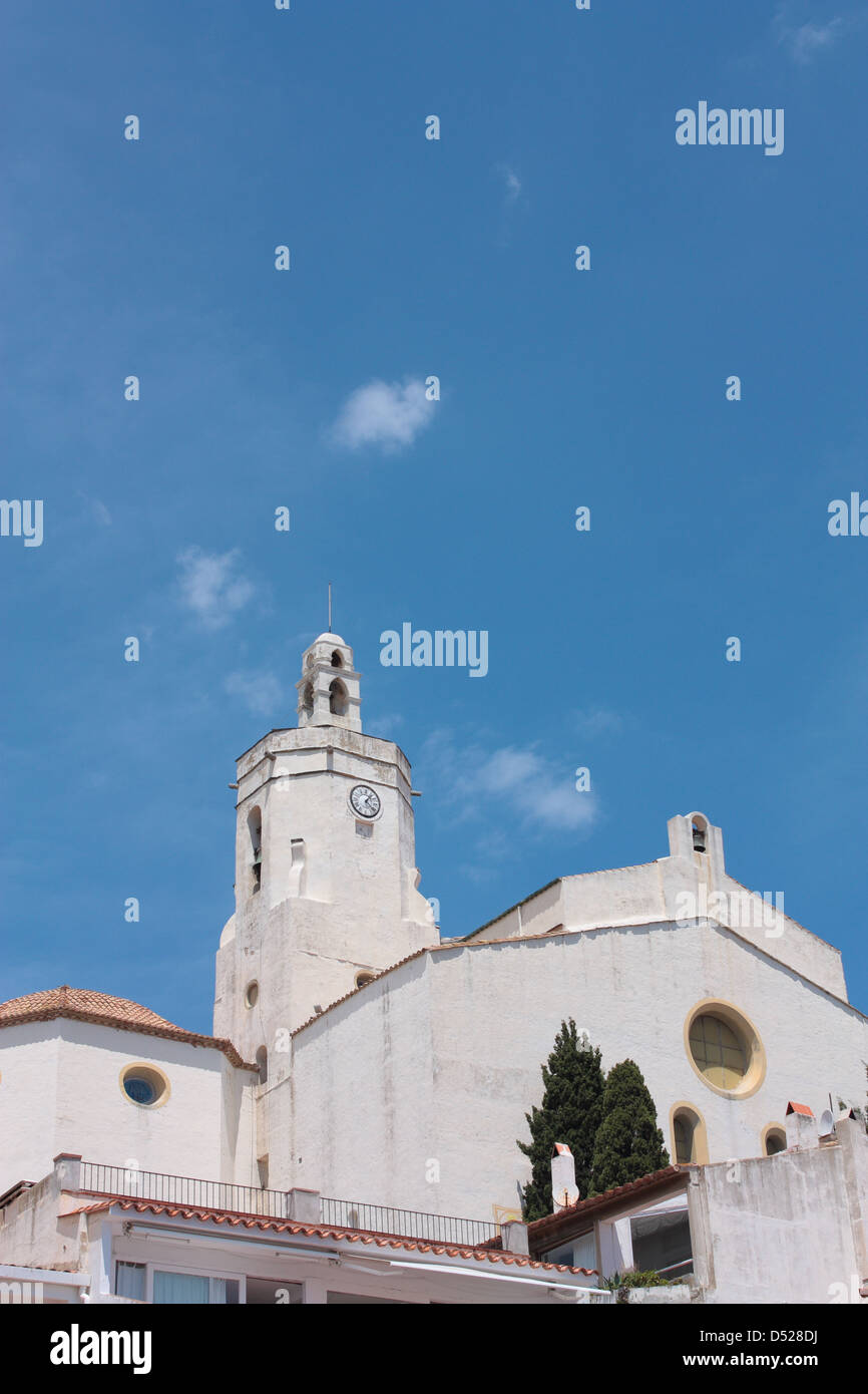 Church of Cadaques. a symbol in the village, is a small coastal town ...