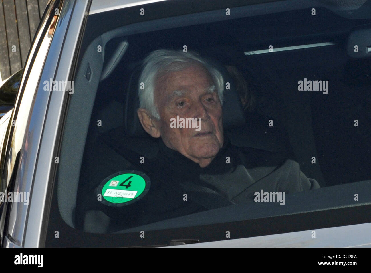 German actor and TV personality Joachim Fuchsberger arrives at his son ...