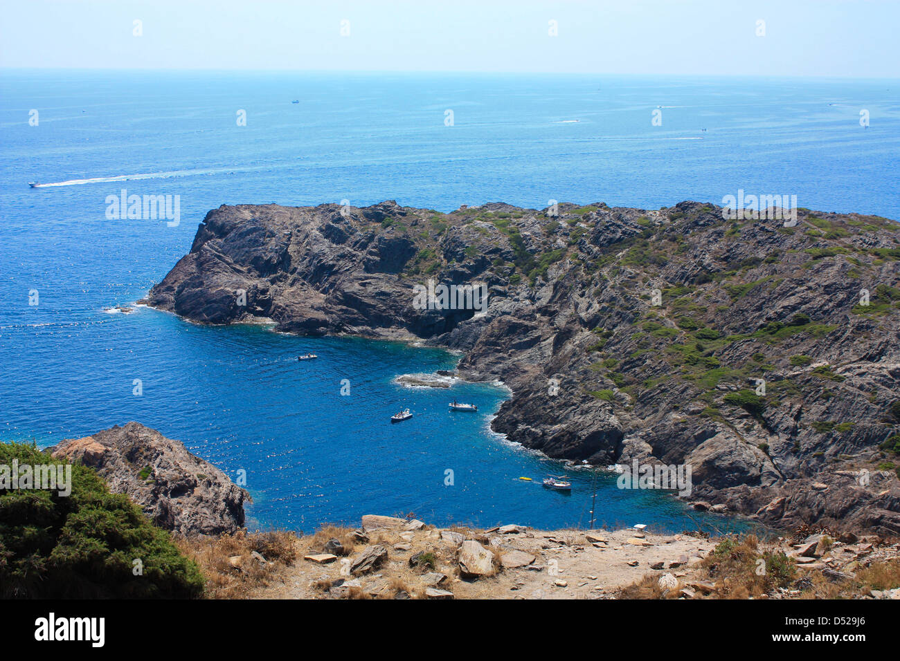 The Natural park of Cap de Creus, Costa Brava, Girona, Catalonia. Spain ...