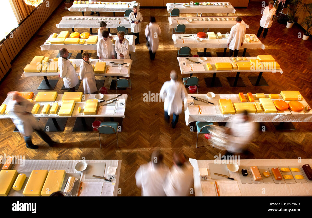 More than 40 official experts from dairies and cheese factories, the ...