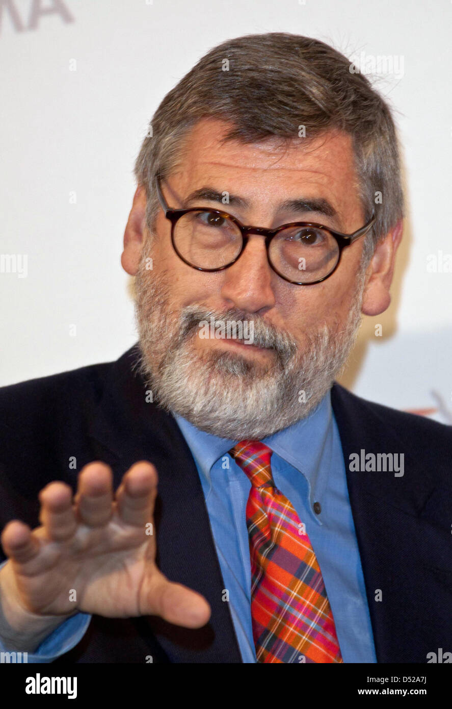 US director John Landis poses to promote the film "Burke And Hare" at ...