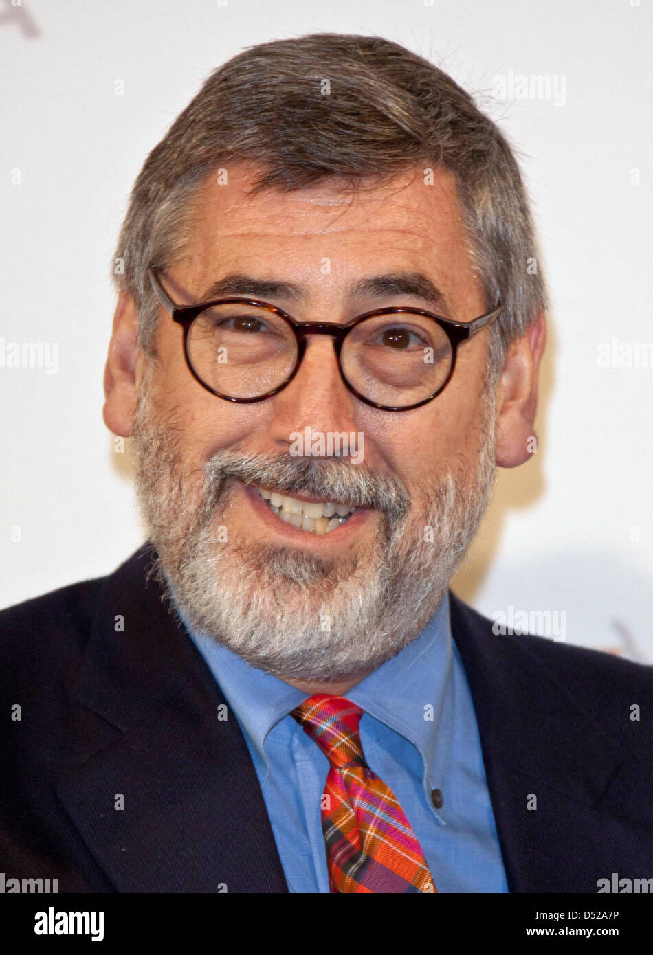 US director John Landis poses to promote the film "Burke And Hare" at ...