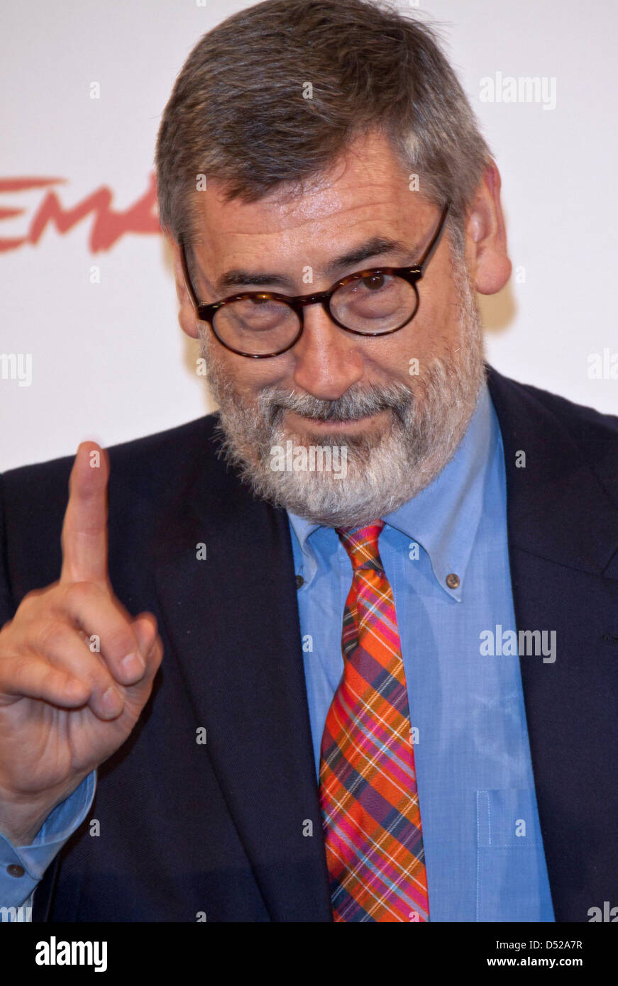 US director John Landis poses to promote the film "Burke And Hare" at ...