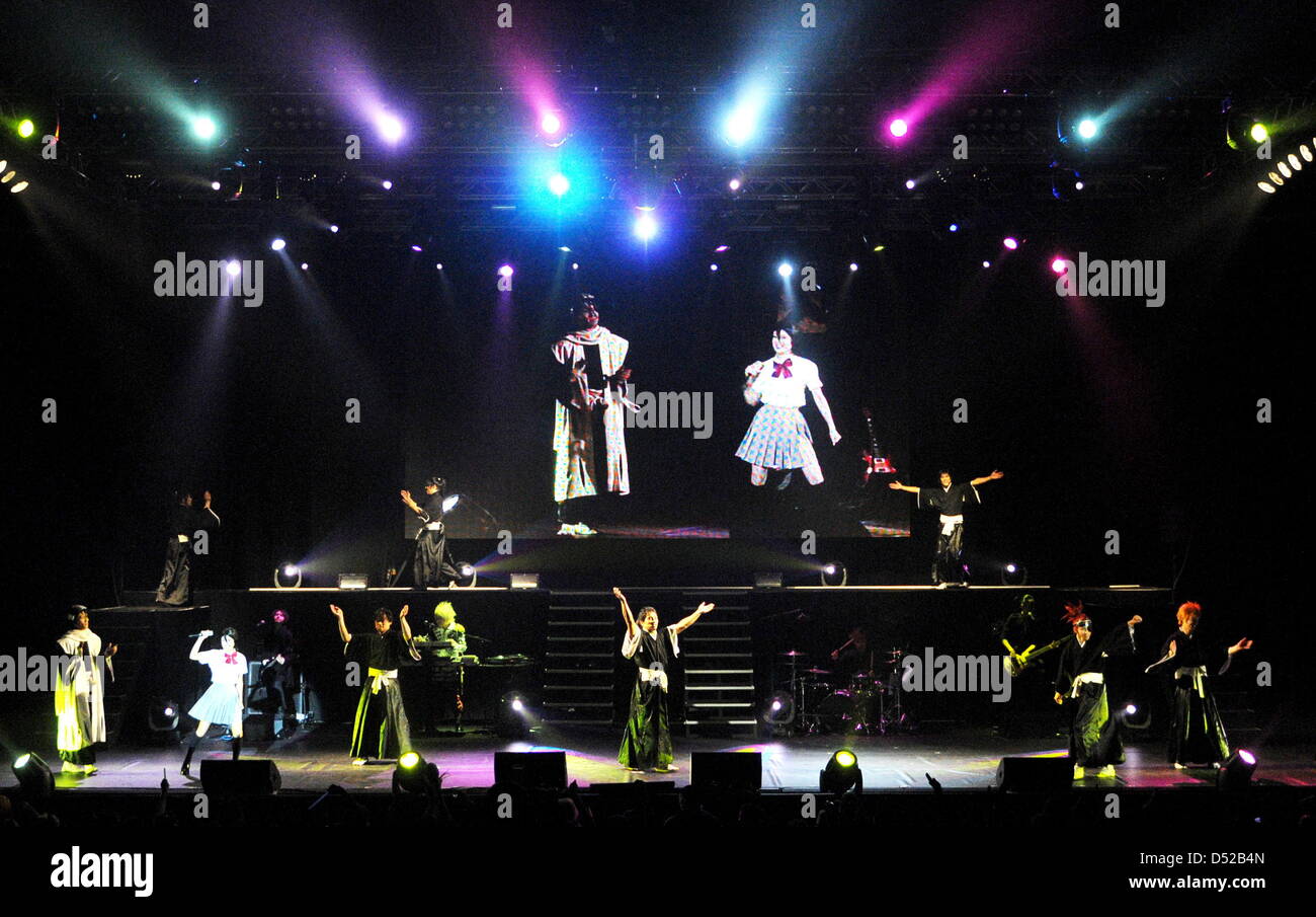 At the premiere of the show 'Japan Anime Live', actors portray manga ...