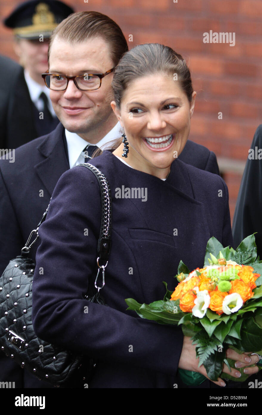 Swedish Crown Princess Victoria and Prince Daniel arrive at Tiirismaa ...