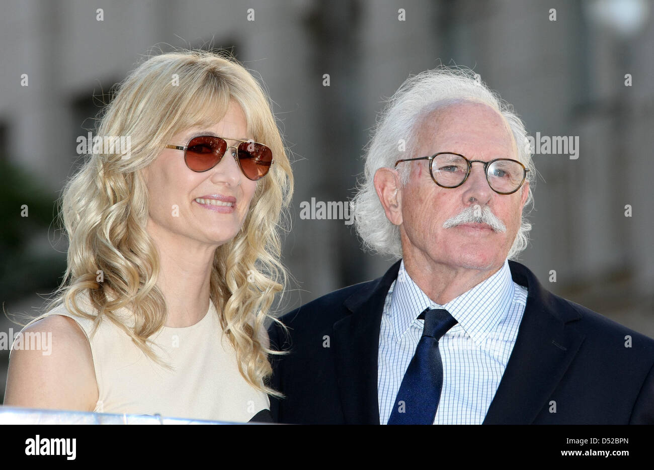 Actress Laura Dern and her father Bruce Dern attend the ceremony of the ...