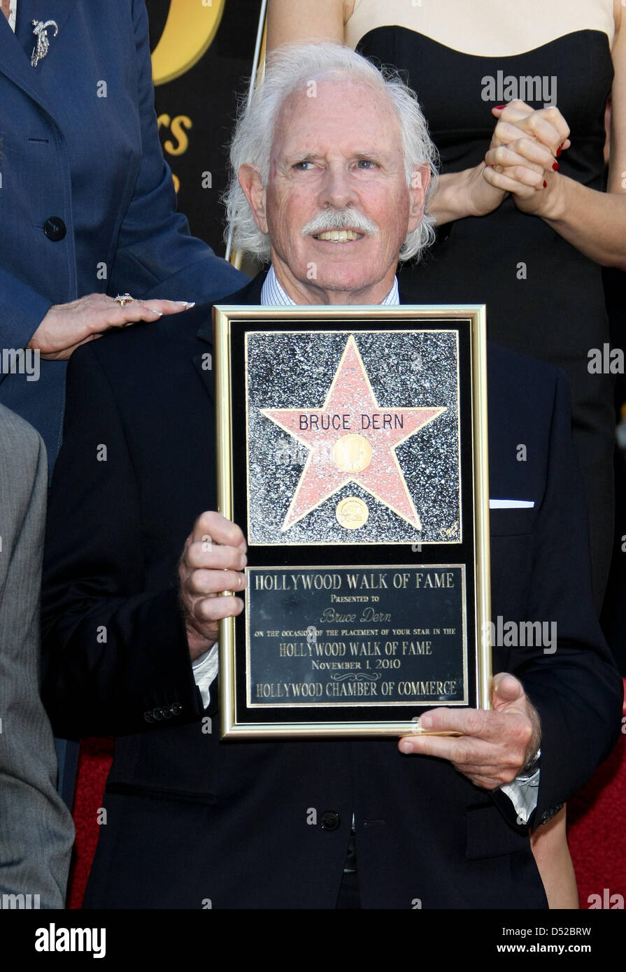 Actor Bruce Dern attends the ceremony of the Dern family's (Laura Dern ...