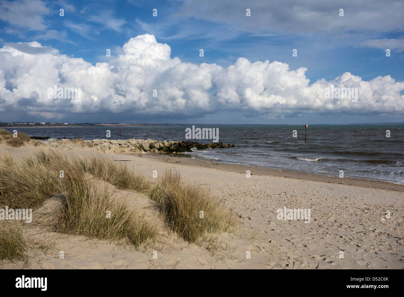 Christchurch Bay, Mudeford Spit, Dorset, England, UK. Europe Stock ...