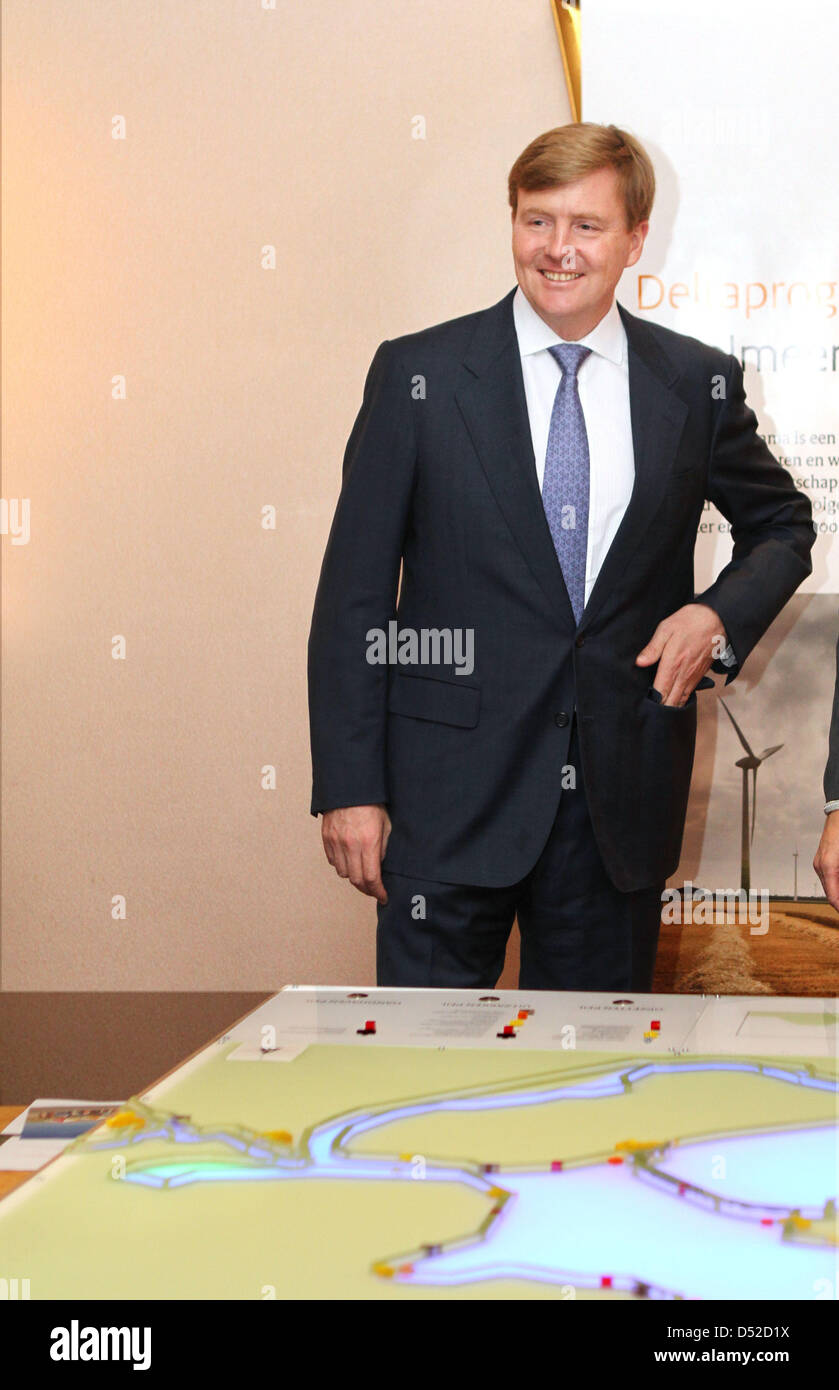 Dutch Prince Willem-Alexander attends the opening of the first national ...