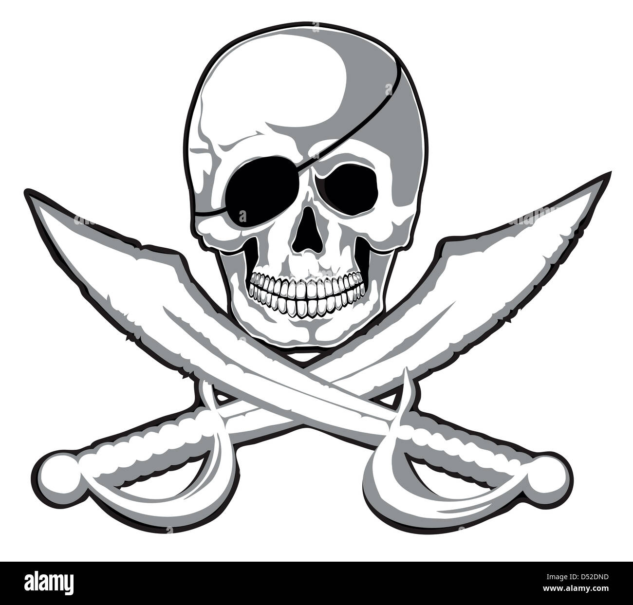 Jolly roger illustration hi-res stock photography and images - Alamy