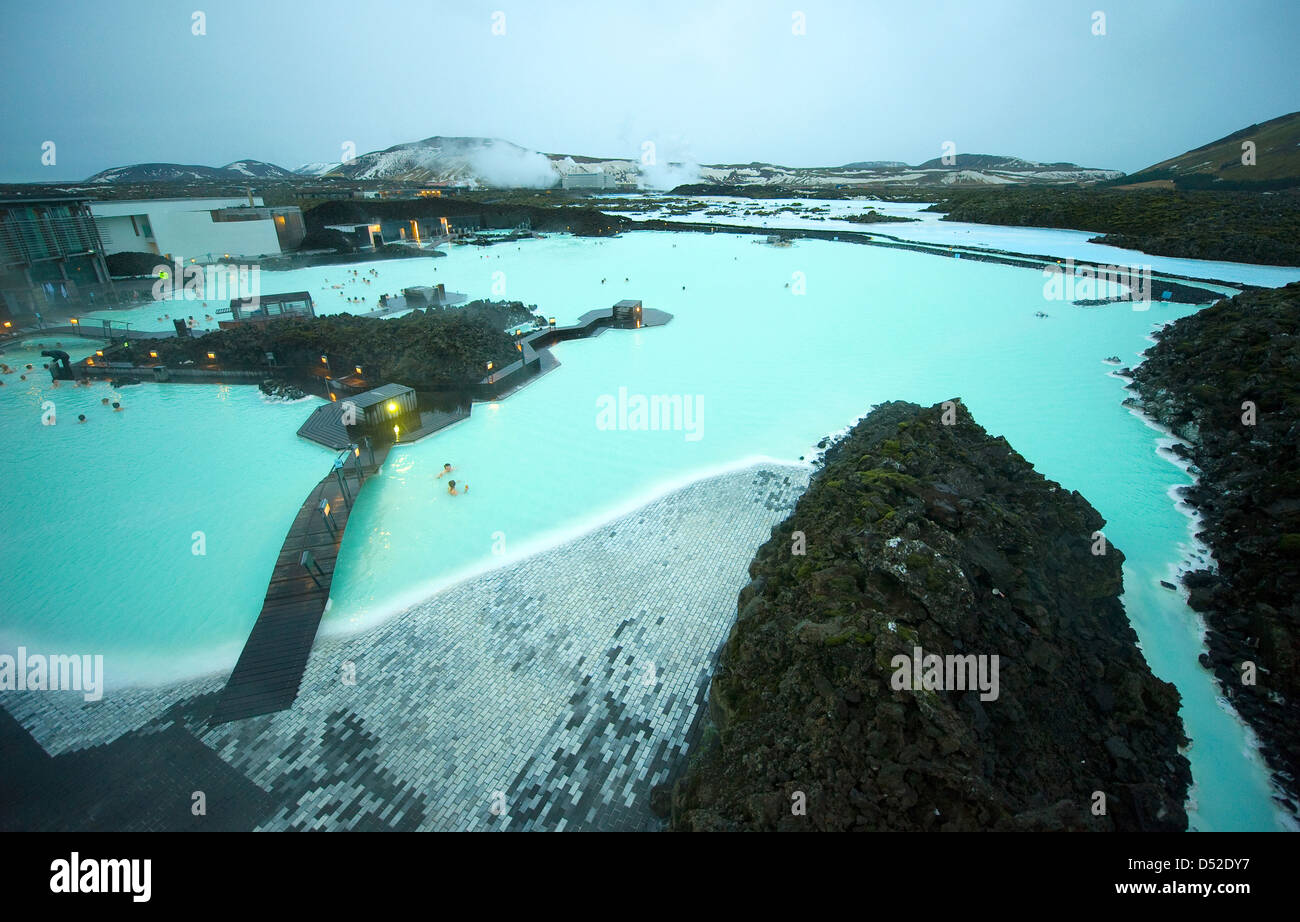 The Blue Lagoon geothermal bath resort in Iceland Stock Photo - Alamy