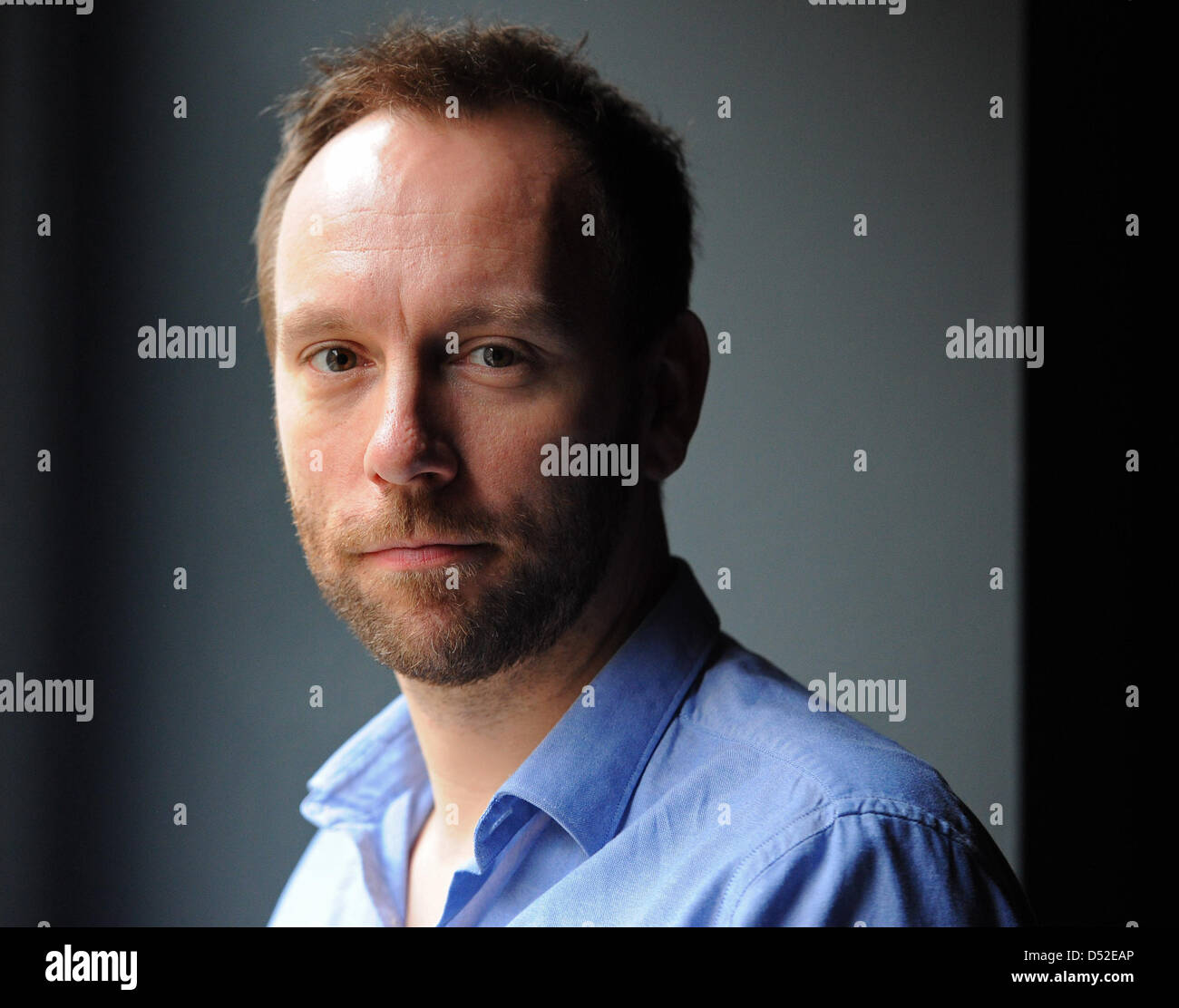 Norwegian director Alexander Mork-Eidem smiles for the photographer on ...
