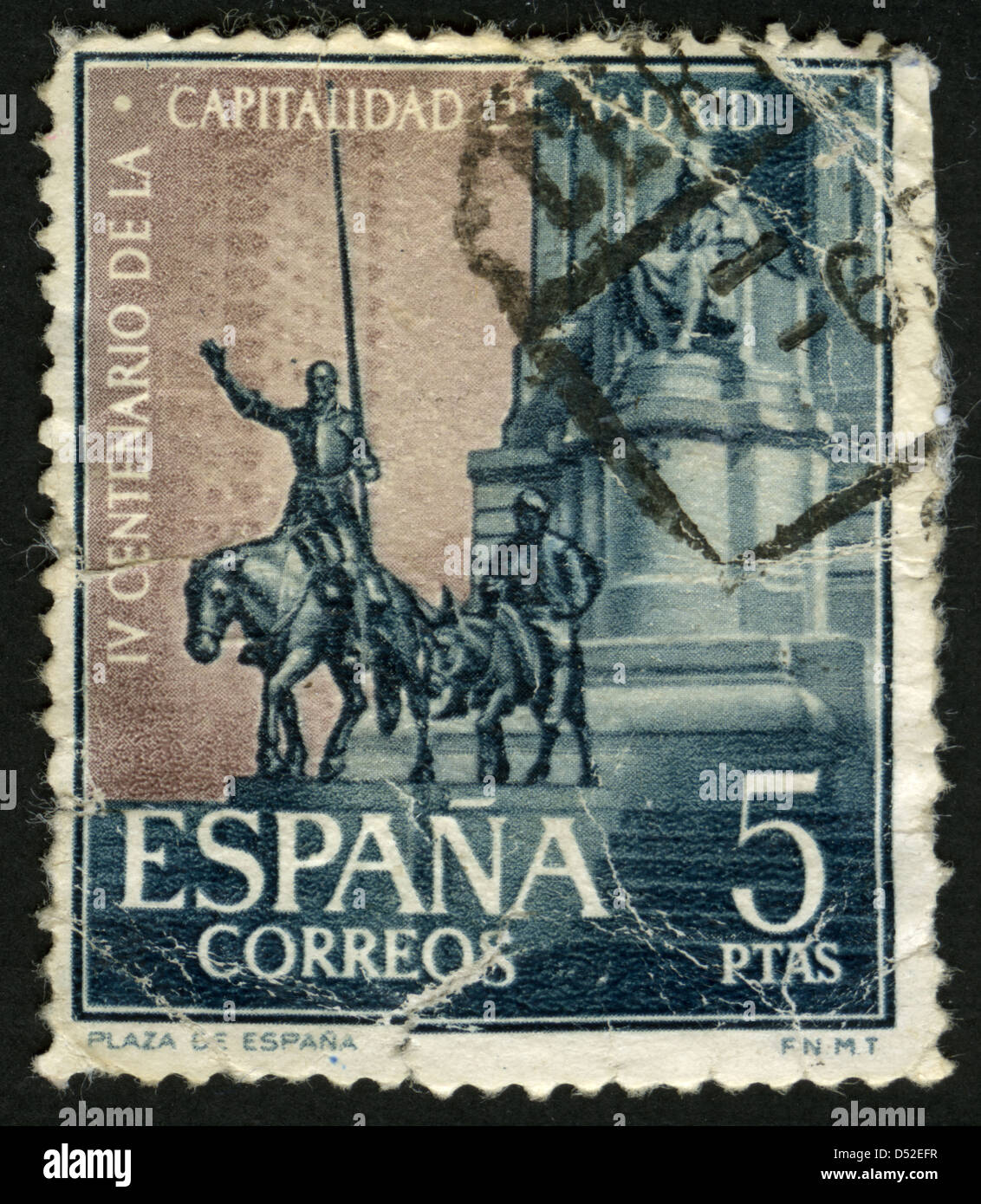Spain post mark stamp hi-res stock photography and images - Alamy