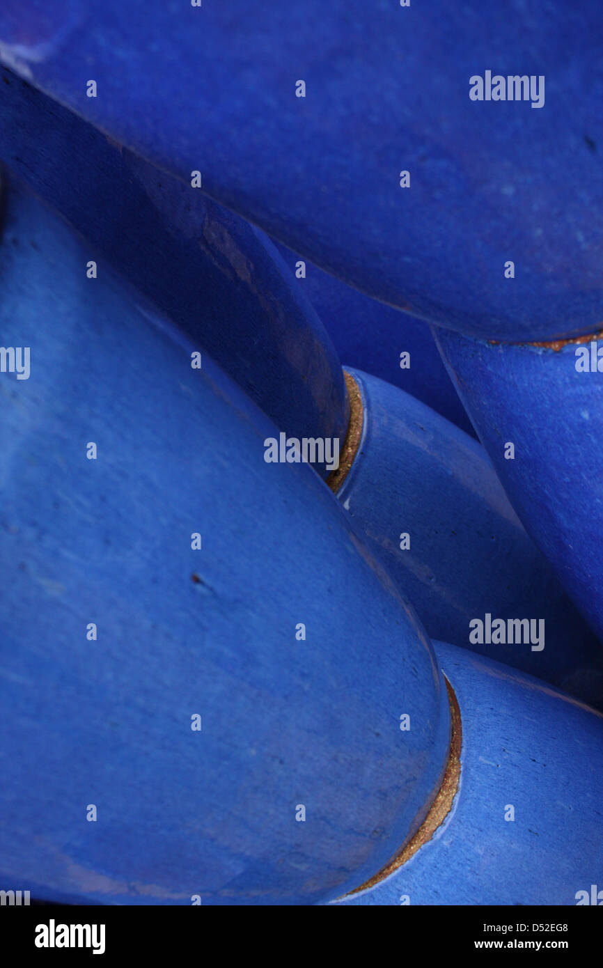 Blue ceramic pots hi-res stock photography and images - Alamy