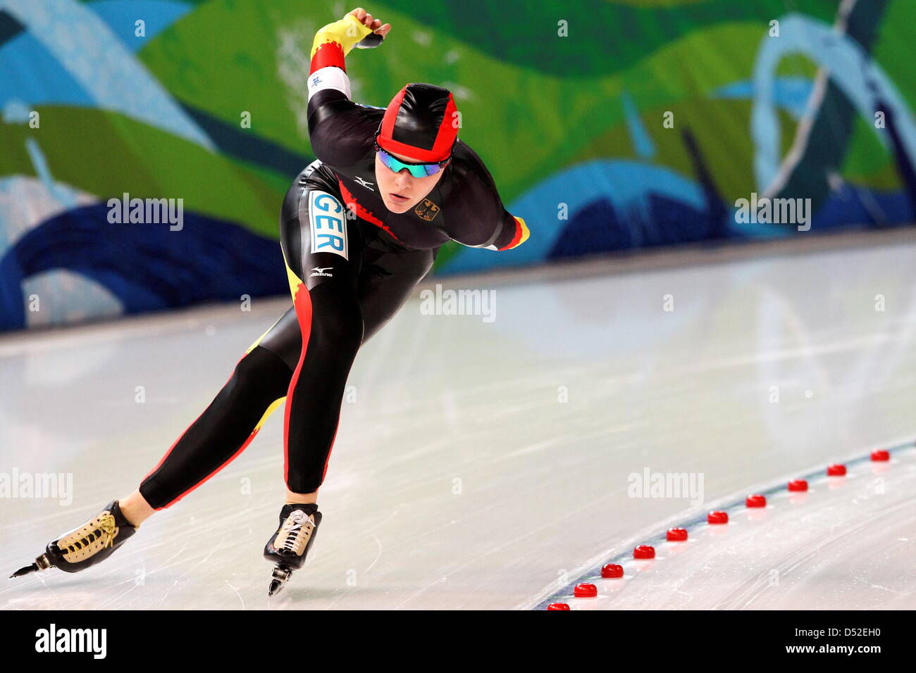Stephanie Beckert of Germany competes in Women's 5000 m Speed Skating ...