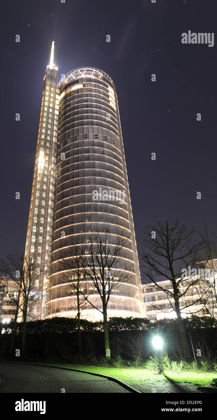 RWE Tower, the head quarters of Germany's second largest energy company ...
