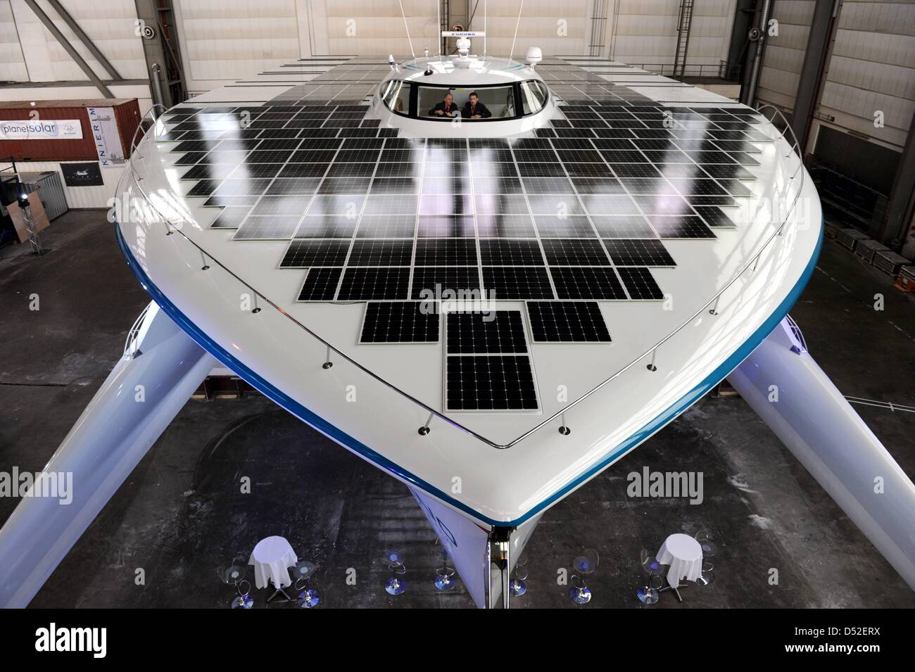 The world's biggest solar-powered ship 'Planet Solar' is unveiled at ...