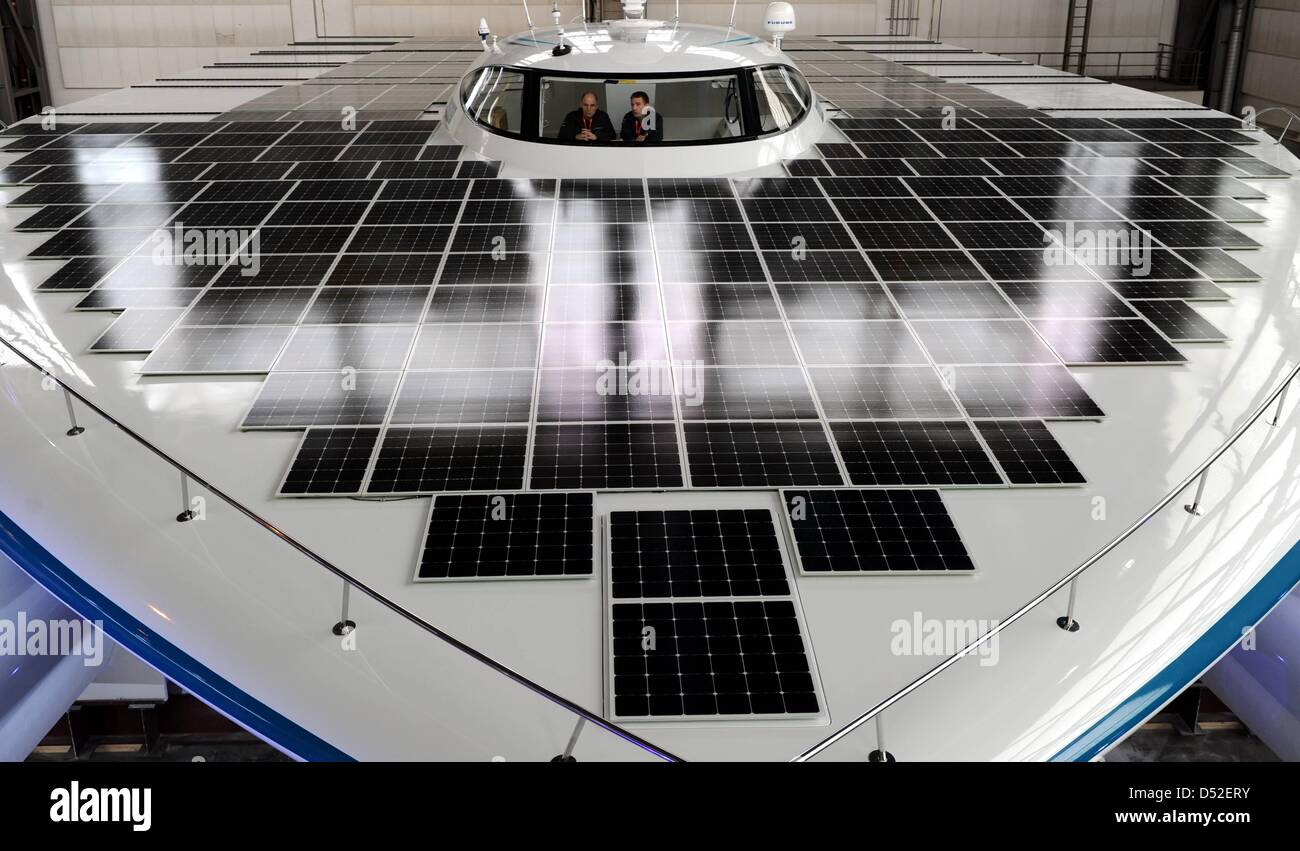 The world's biggest solar-powered ship 'Planet Solar' is unveiled at ...