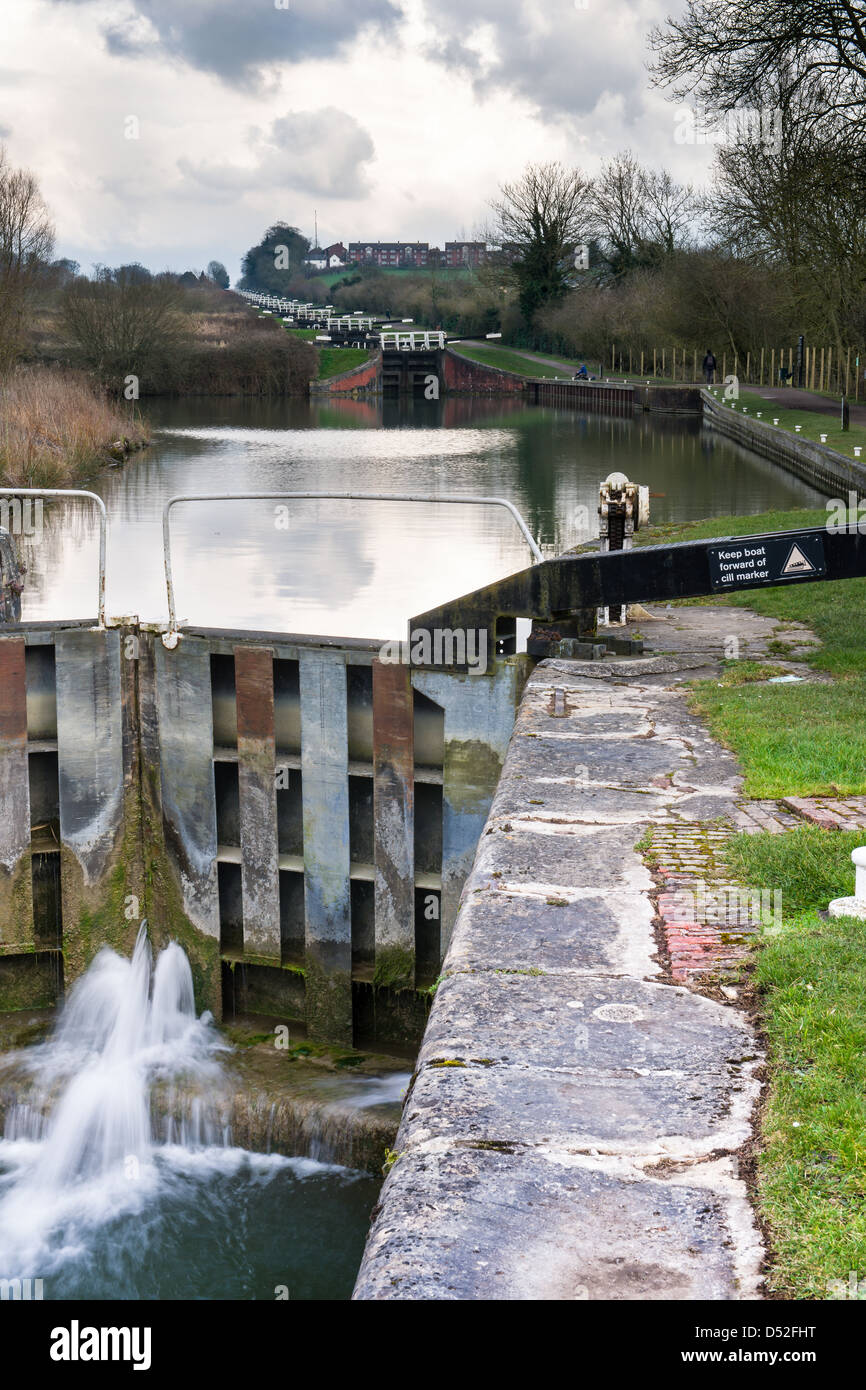 Caen Hill Locks Devizes, Wiltshire - England Stock Photo - Alamy