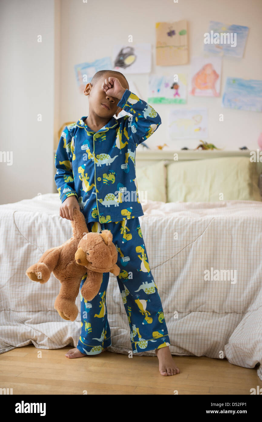 Boy waking up hi-res stock photography and images - Alamy