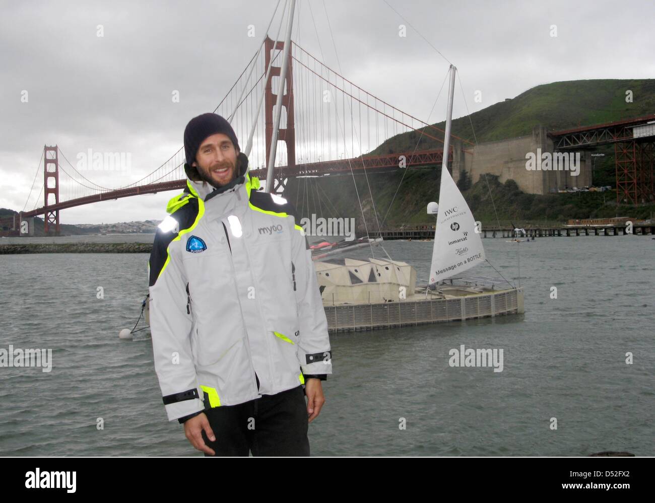 British environmentalist David de Rothschild and the 'Plastiki', which ...