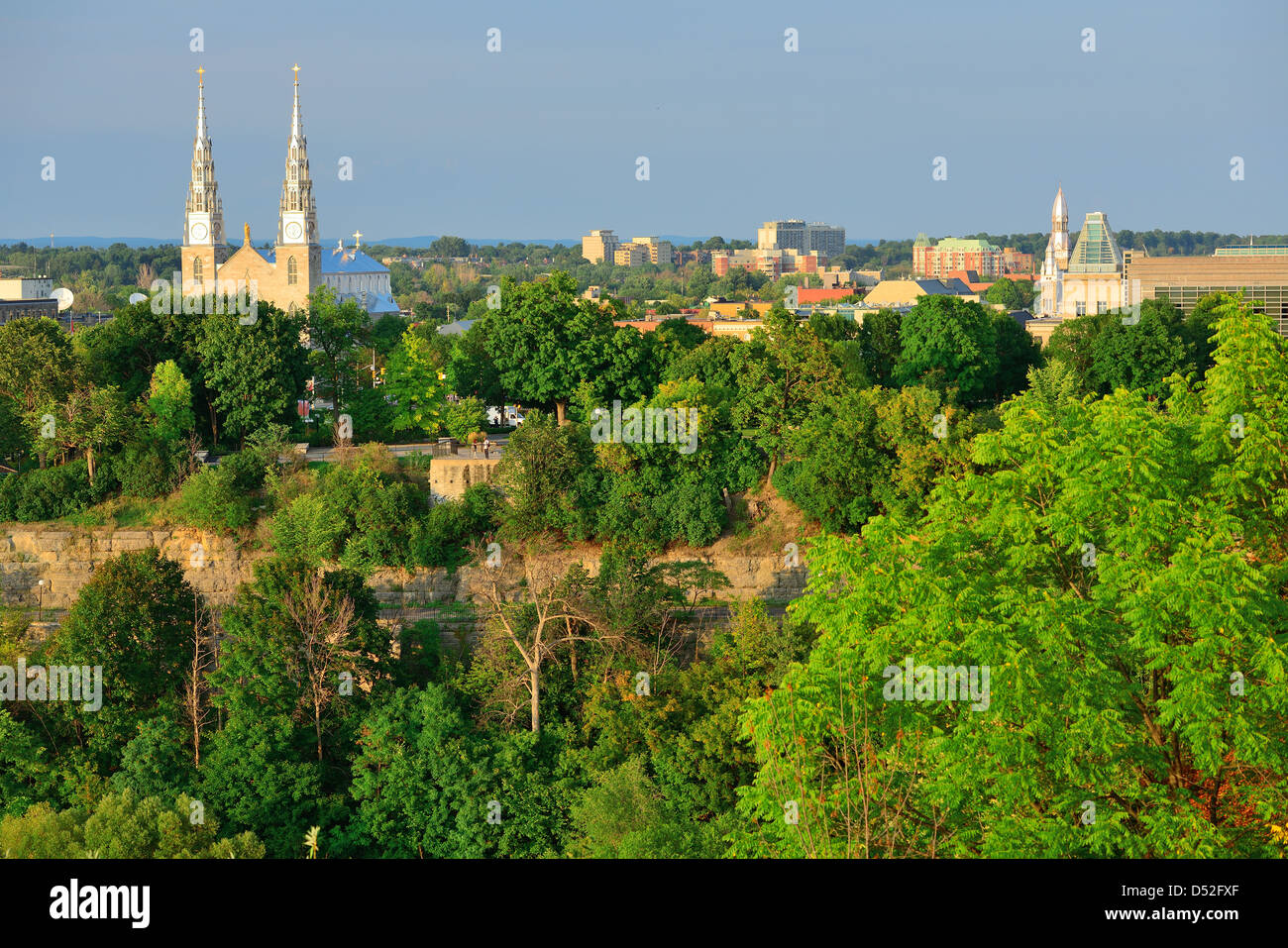Ottawa city skyline view with historical buildings Stock Photo - Alamy