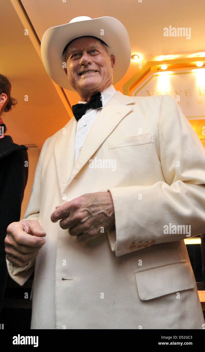 US actor Larry Hagman arrives at the 28th German Opera Ball at the Old ...
