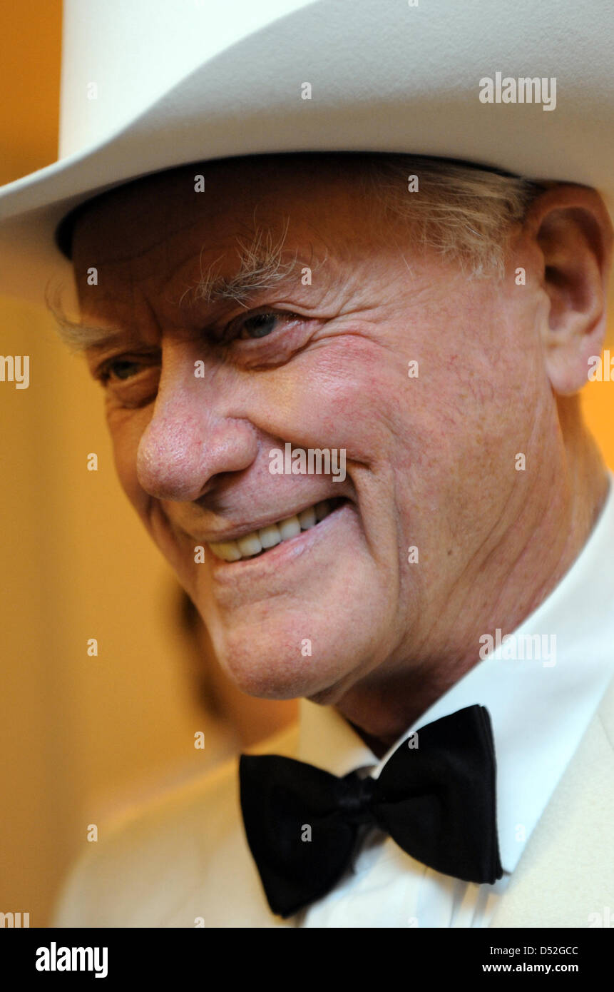 US actor Larry Hagman arrives at the 28th German Opera Ball at the Old ...