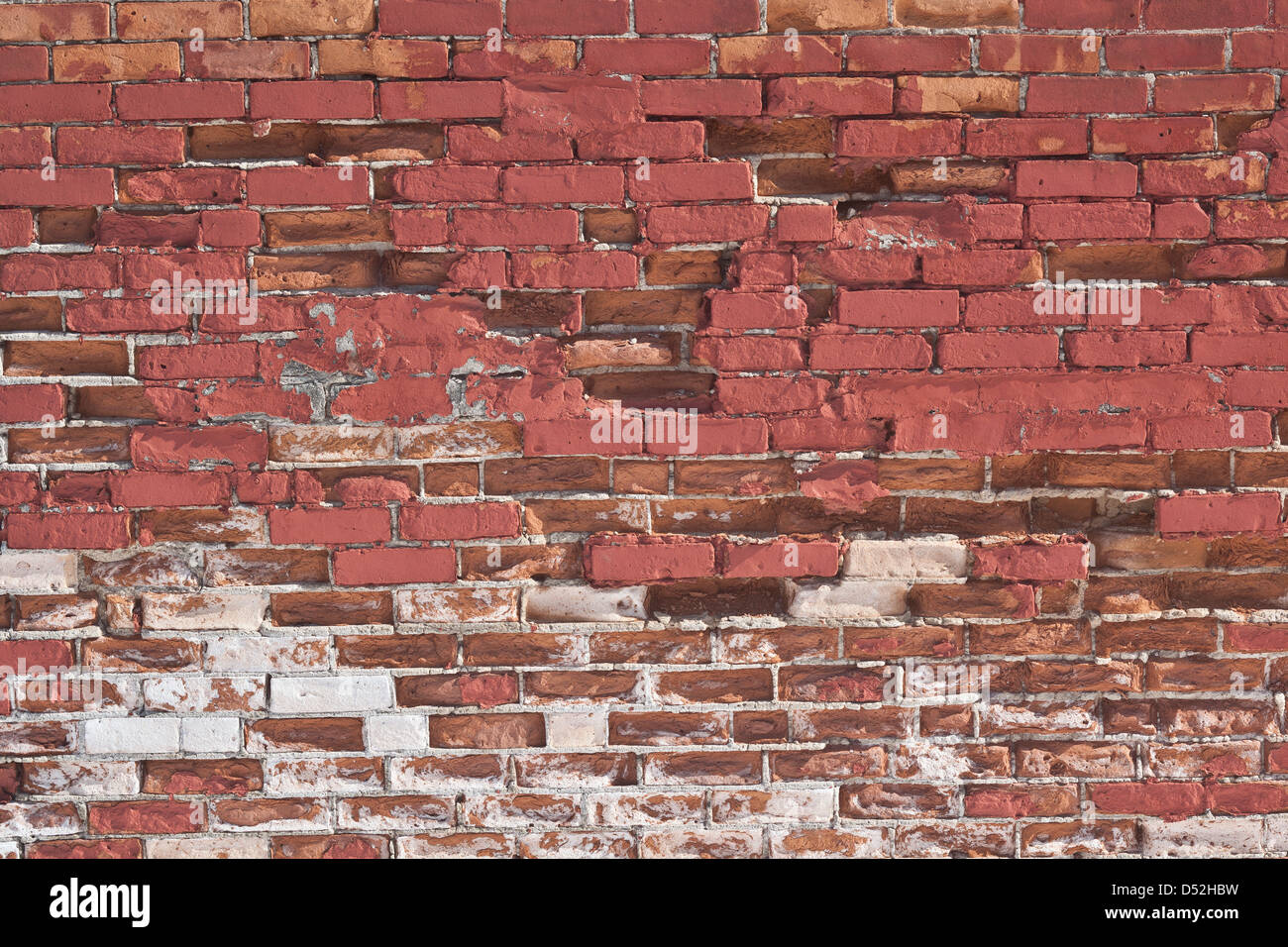 Old deteriorating red brick wall hi-res stock photography and images ...
