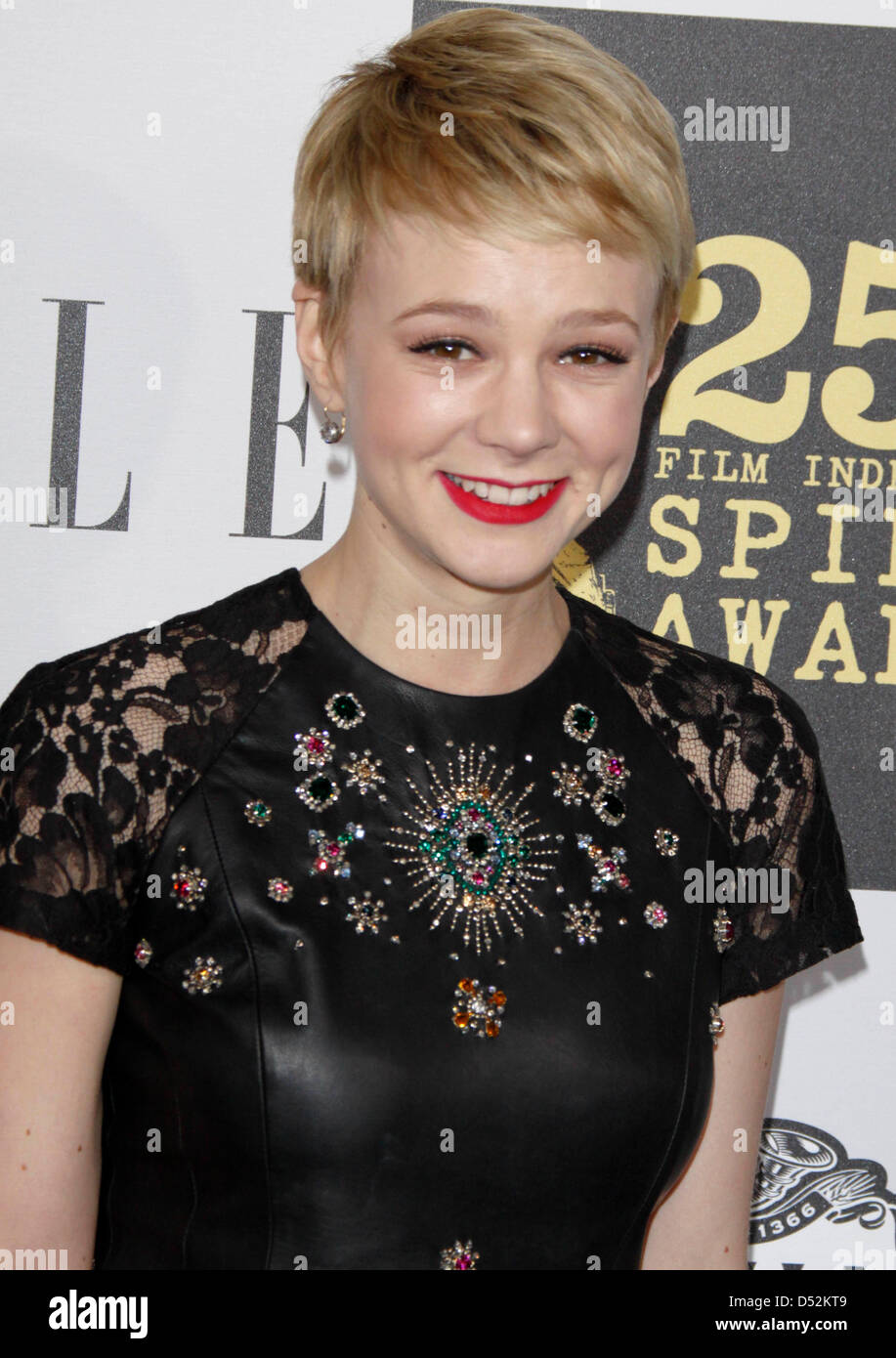 British actress Carey Mulligan arrives for the 25th Film Independent ...