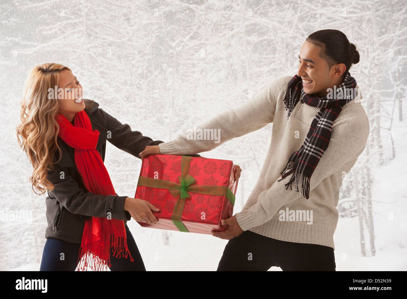 Two women fighting over man hi-res stock photography and images - Alamy