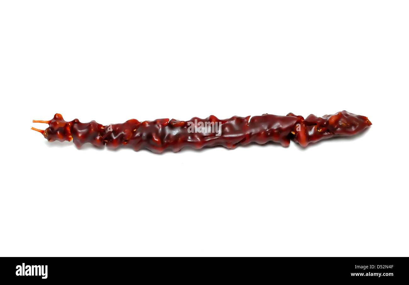 Churchhella - armenian national candy isolated on white Stock Photo - Alamy