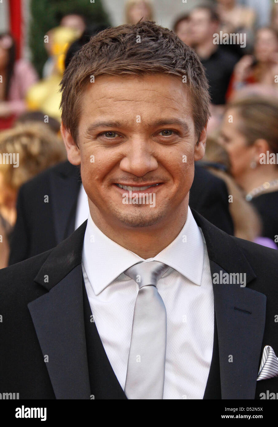 US actor Jeremy Renner arrives on the red carpet during the 82nd Annual ...