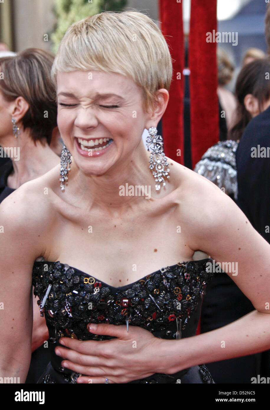 British actress Carey Mulligan arrives on the red carpet during the ...